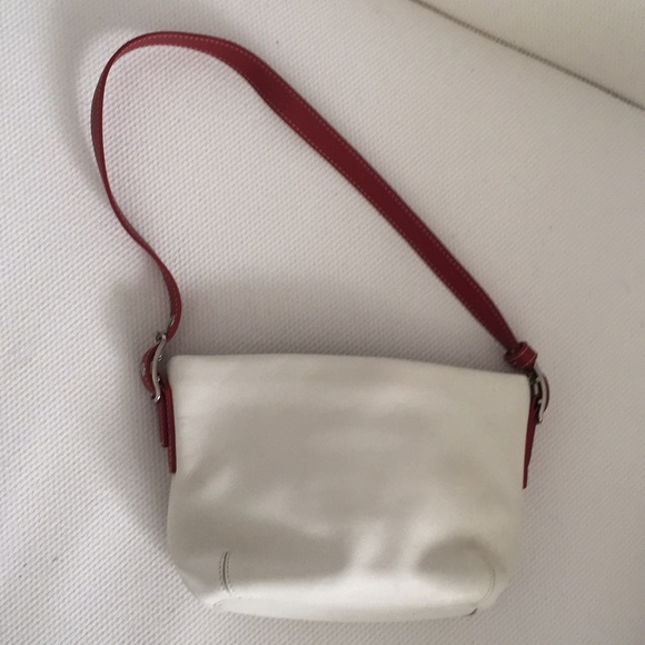 Coach | Bags | Coach White Leather Mini Bag | Poshmark